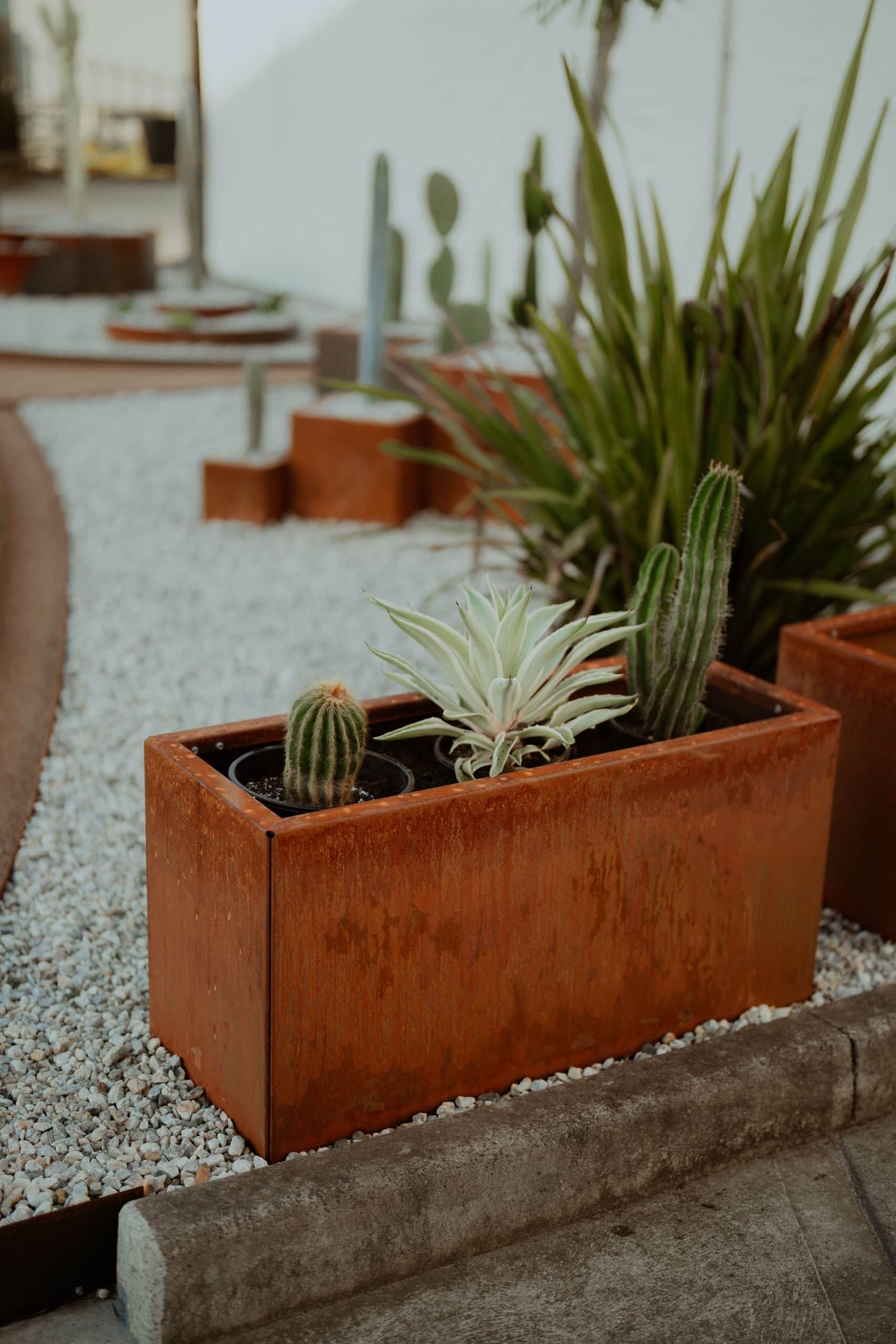 Corten Planter Boxes - Lander Metals