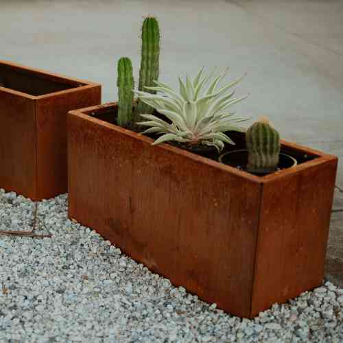 Corten Corten Steel Planter Boxes - Lander Metals